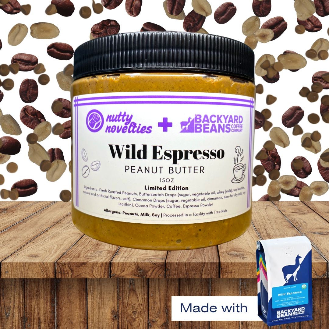Wild Espresso Peanut Butter – Nutty Novelties