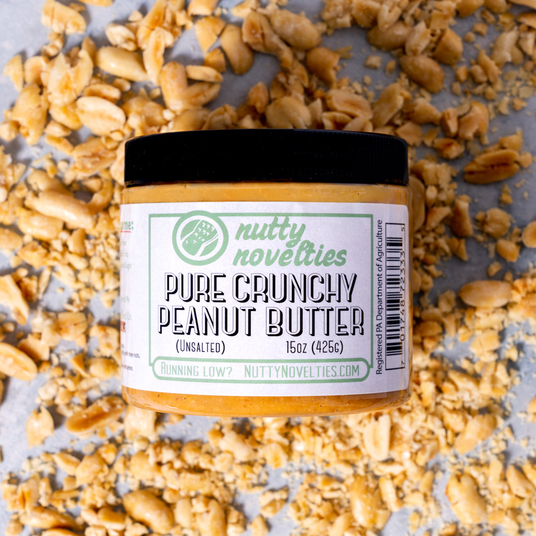 Pure Crunchy Peanut Butter – Nutty Novelties
