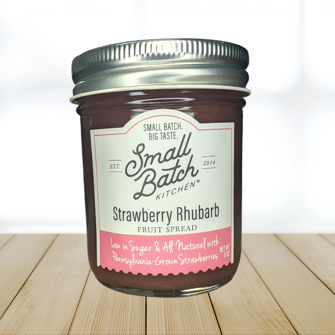 Small Batch Kitchen - Strawberry Rhubarb Fruit Spread – Nutty Novelties