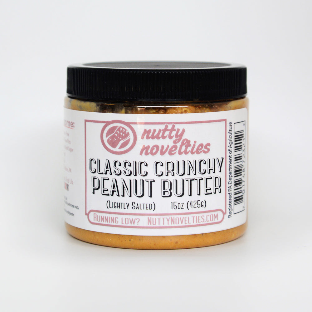 Classic Crunchy Peanut Butter – Nutty Novelties